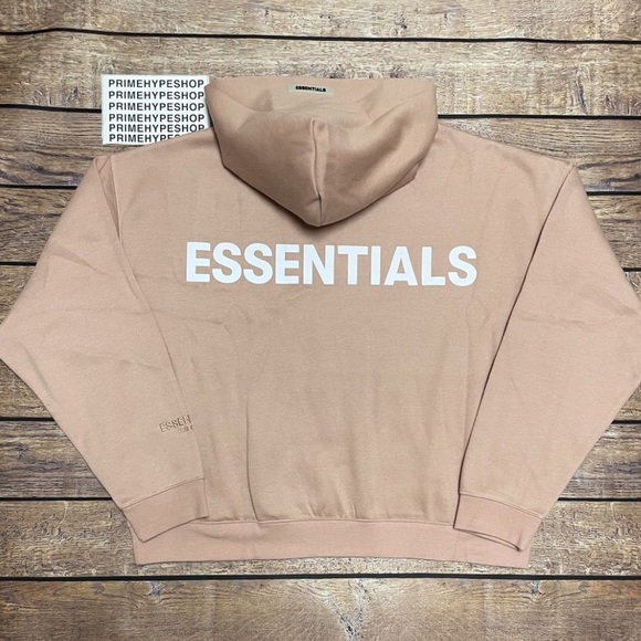 Fear of God | Tops | Brand New Fear Of God Essentials Hoodie Pink 3m ...